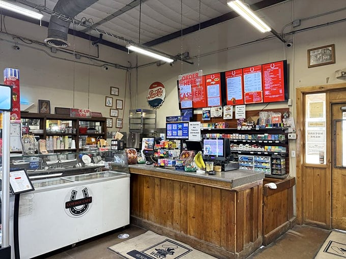 The beating heart of the operation—where dreams of burgers and ice cream begin their journey from menu board to happy stomach.