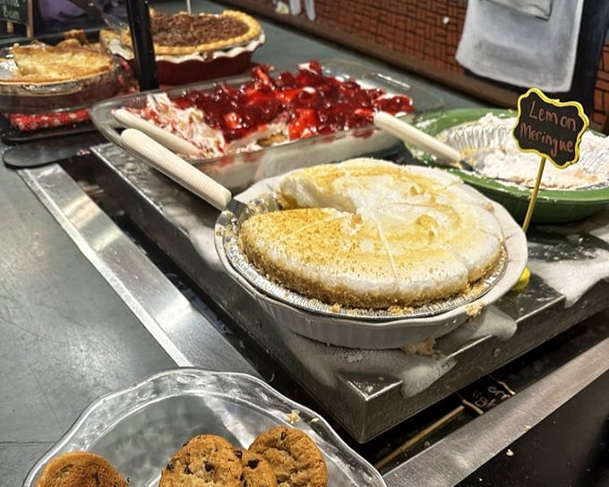 The dessert table at Back 40 Junction isn't just a sweet ending – it's the reason smart diners strategically save stomach space.