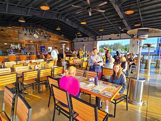 Fellow diners aren't just customers—they're co-conspirators in the delicious crime of discovering one of Florida's best-kept seafood secrets.