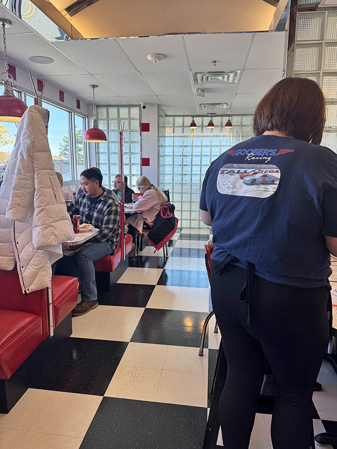 Where strangers become neighbors over coffee. The classic American diner—democracy's true birthplace, one booth at a time.