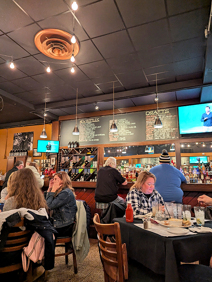 A packed house is the norm, not the exception – locals know to arrive early or embrace the wait as part of the experience.