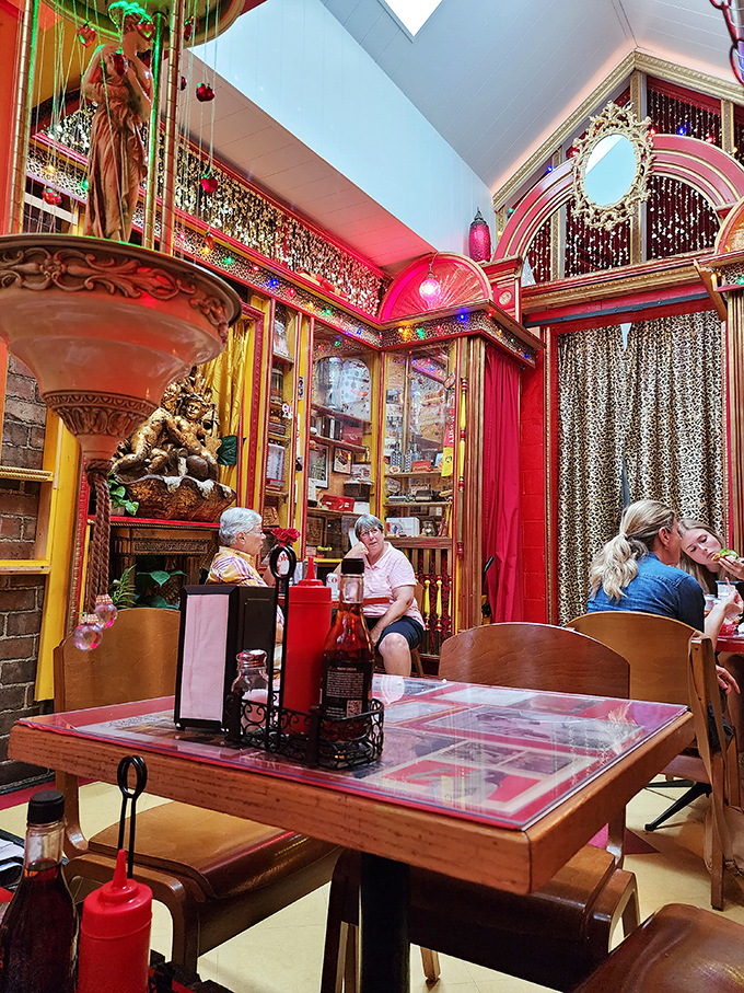 Conversations flow as freely as the condiments at O'Betty's, where strangers become friends over shared hot dog revelations and nostalgic décor.
