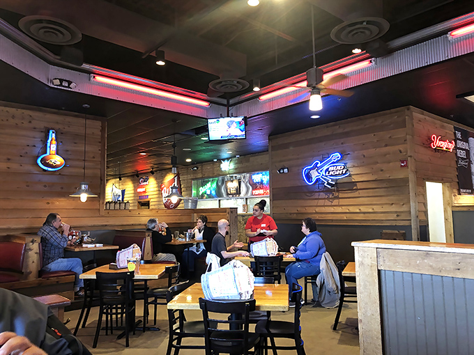 The universal language of satisfied diners speaks volumes about what happens when barbecue dreams become reality.