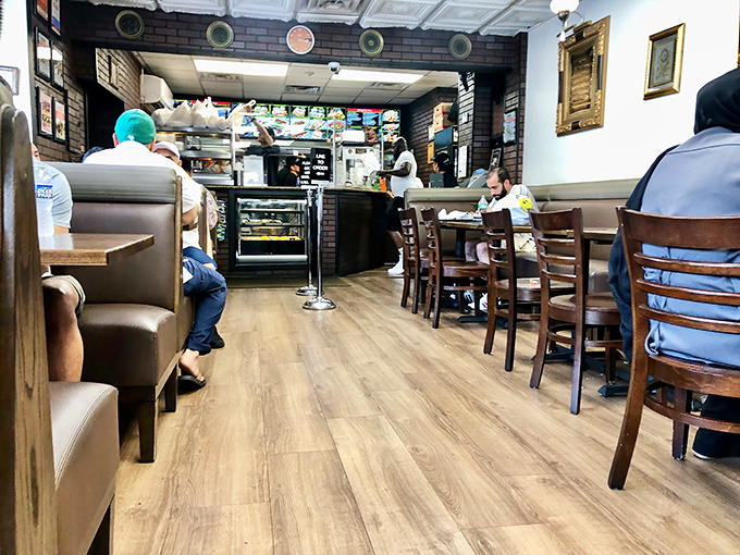 The true measure of a neighborhood spot: locals of all stripes gathering under one roof, united by the universal language of good food.