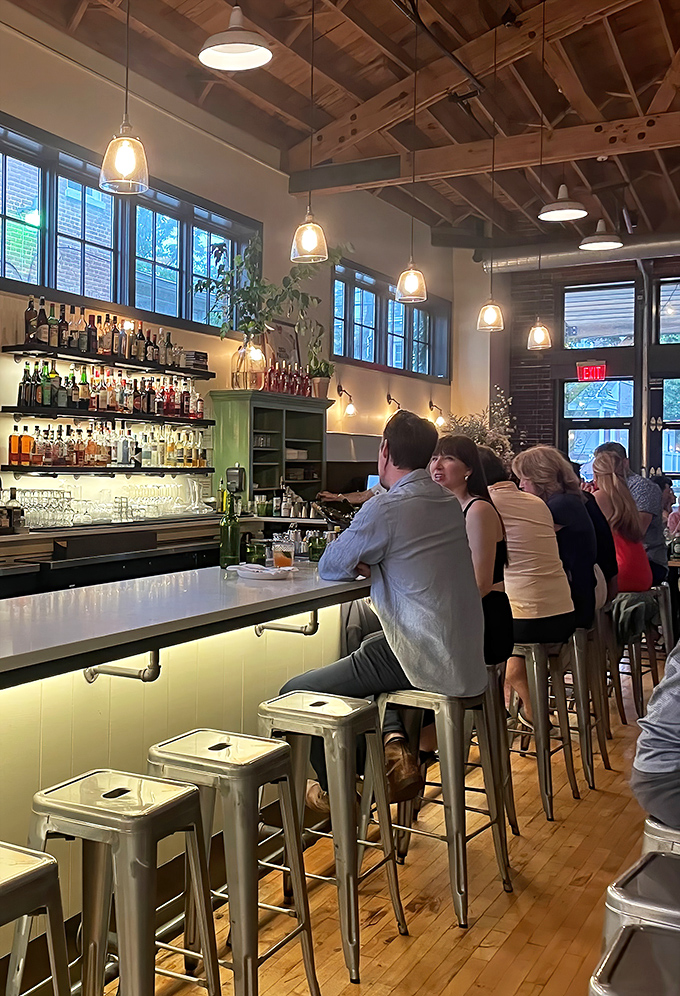 The bar scene at LUCA hits that sweet spot between sophisticated and approachable—like finding a cocktail party where everyone's already your friend.