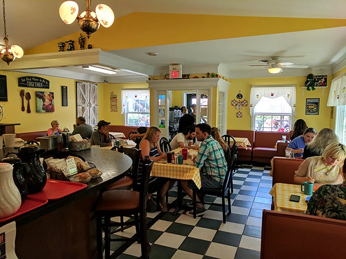 Where strangers become neighbors over plates of food that require both hands and several napkins—the universal language of "mmm."