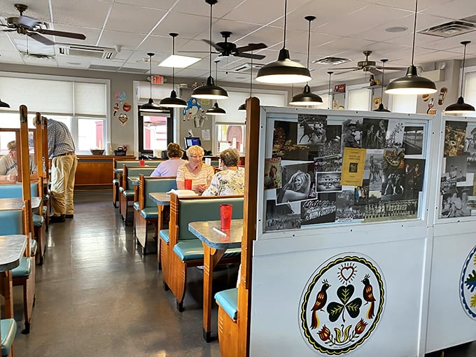 Where conversations flow as easily as the coffee refills, these booths have witnessed decades of first dates, family gatherings, and regular's rituals.