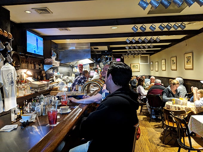 Where food brings people together better than any social media platform. McNally's dining room buzzes with the sound of happy eaters.