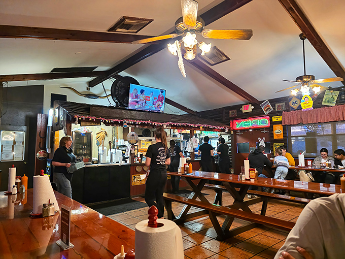 These folks know they've found the promised land, where napkins are currency and sauce-stained shirts are badges of honor.