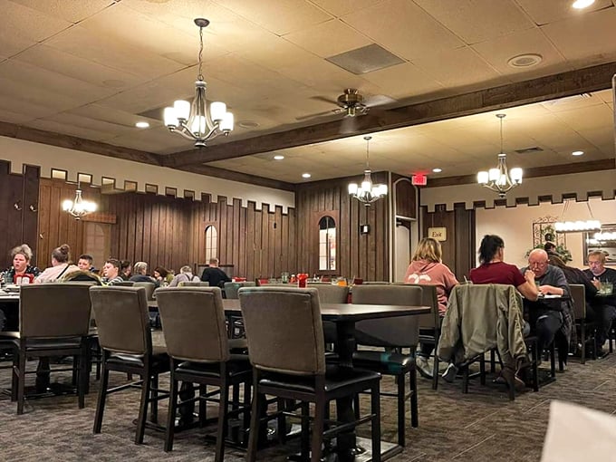 Where memories are made: families and friends gather in York's medieval-inspired dining room, united by the universal language of excellent food.