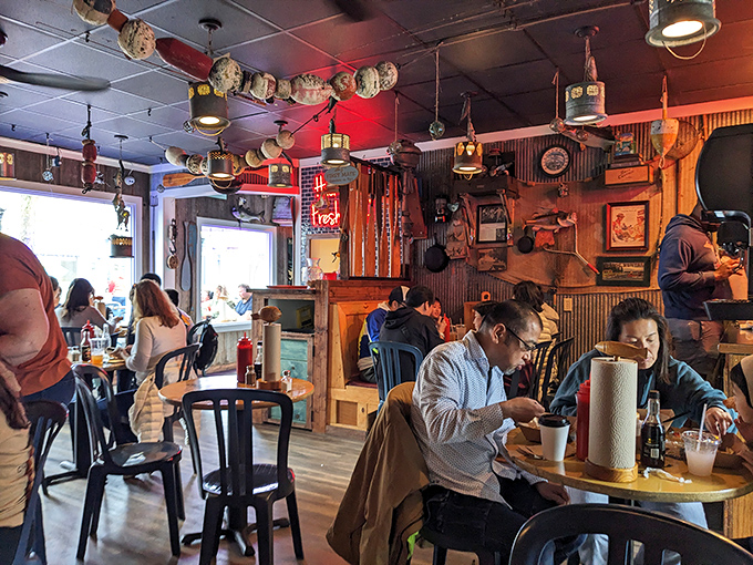 Where locals and tourists come together over the universal language of perfectly fried fish. Some conversations need no words.