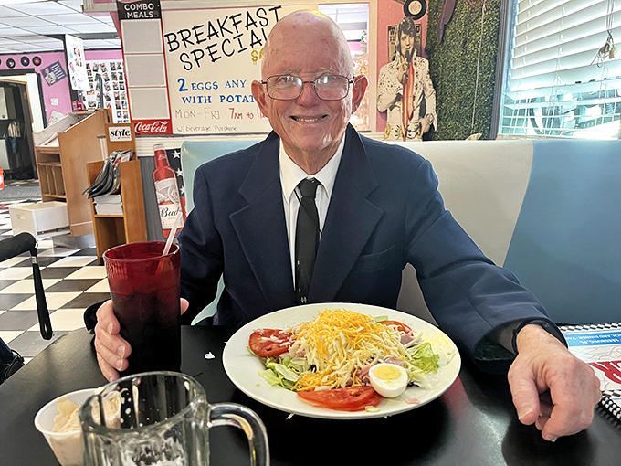 Every diner has its regulars—the folks who've figured out that the best seat in the house is the one with a plate of good food in front of it.