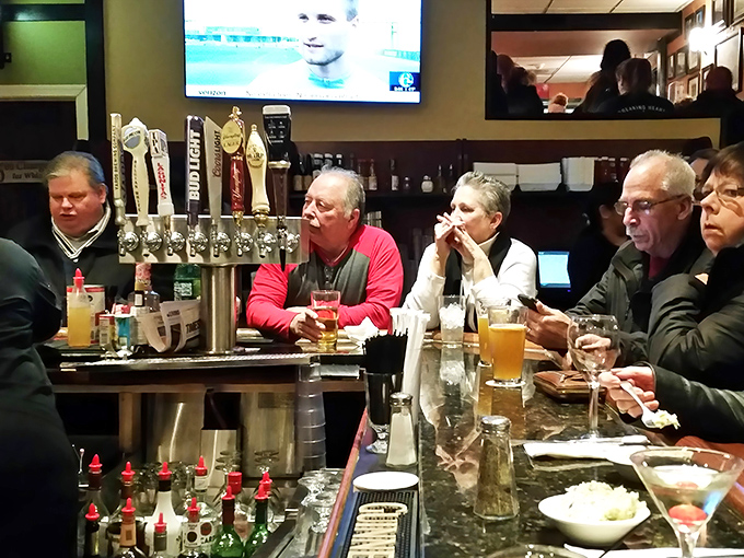 Happy diners who've discovered what the locals have known forever – this place is the real deal.