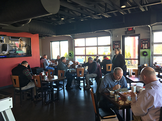 Lunchtime at Midwest Best—where business meetings become more productive and friendships deepen over plates of perfectly smoked meat.