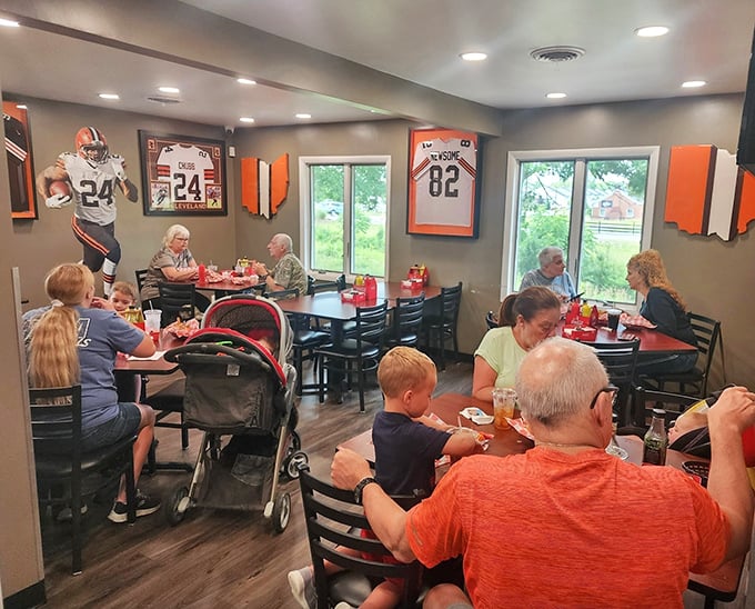 Three generations sharing a meal and making memories. The true magic of places like this isn't just on the plate – it's around the table.