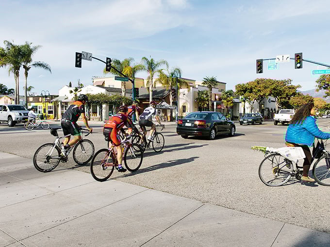 Cyclists own the streets in this eco-friendly beach town, where pedal power trumps horsepower and bike lanes lead to ocean views.