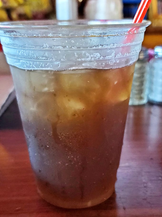 An iced tea so refreshing it could bring peace to warring nations – or at least cool you down after that spicy bologna.