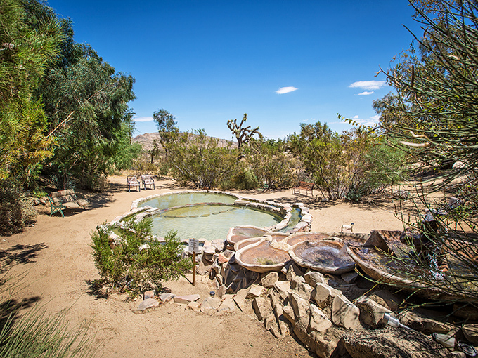 This desert oasis isn't a mirage – it's one of the many surprising water features that make desert living unexpectedly refreshing.