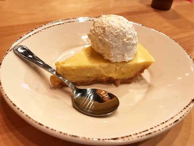 Key lime pie that strikes the perfect balance between sweet and tart—like Florida sunshine with just enough attitude to keep things interesting.