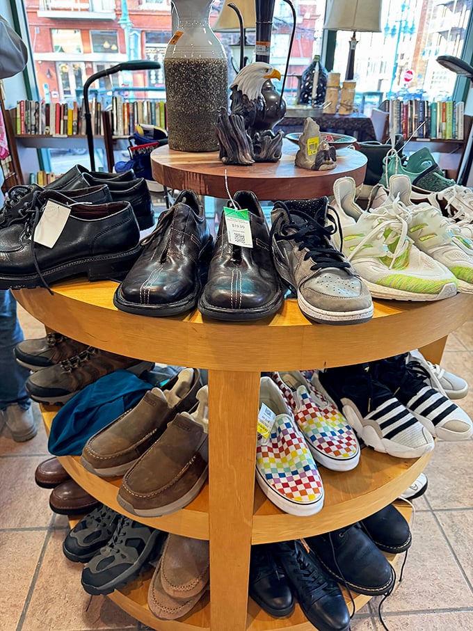 Quality footwear at prices that won't make you wince – from classic leather oxfords to checkered Vans that still have miles left in them.