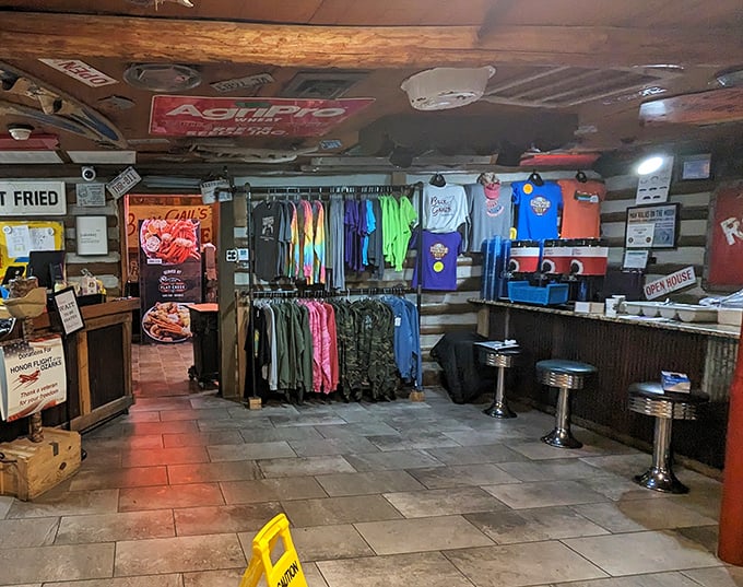 When your breakfast spot needs its own gift shop, you know you've hit the big time. "Ain't food if it ain't fried" isn't just a slogan—it's a lifestyle.