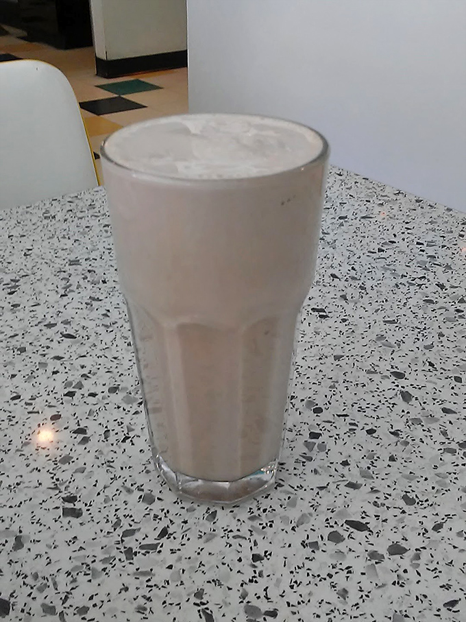This milkshake doesn't just bring boys to the yard—it brings everyone to Valliant's, promising creamy nostalgia in every sip.