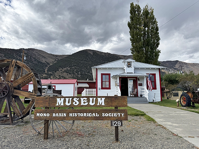 The Mono Basin Historical Society Museum preserves stories of the people who looked at this harsh landscape and somehow thought, "Home sweet home."