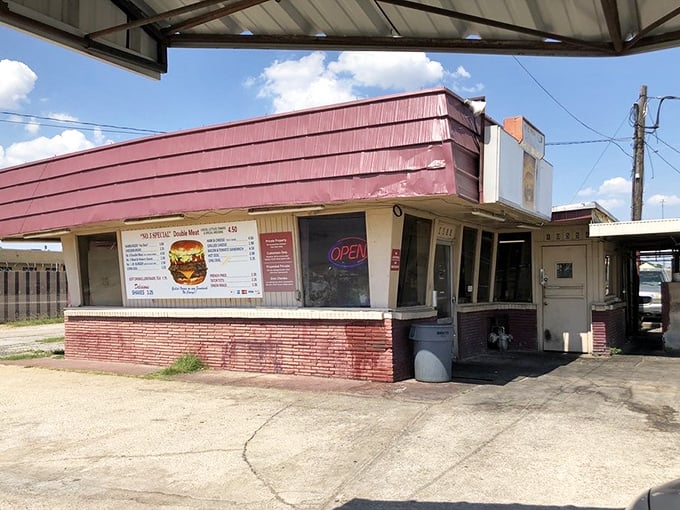 The order window: where dreams become reality. This humble facade has launched countless food comas and happy memories across generations.
