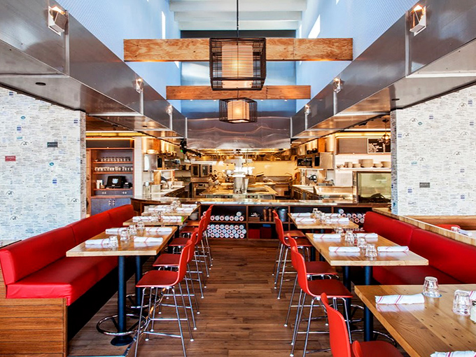Red banquettes and an open kitchen create the perfect theater for seafood drama—casual enough for lunch, special enough for celebrations.