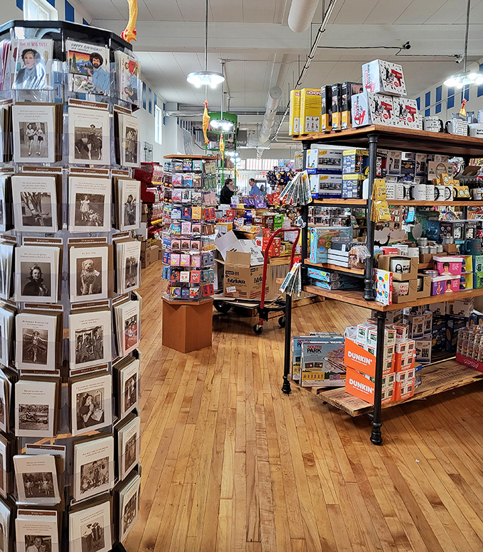 Beyond candy, the shop offers a treasure trove of nostalgic knickknacks and memorabilia—because sugar highs eventually fade, but tchotchkes are forever.