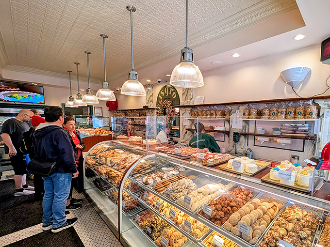 Locals know the drill: take a number, contemplate your choices, and prepare your willpower for complete surrender. Some decisions are deliciously difficult.