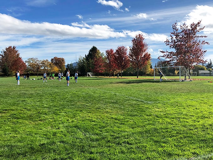 Soccer fields where weekend warriors and future stars share the same grass. The mountains don't judge your athletic abilities—they just enjoy the show.