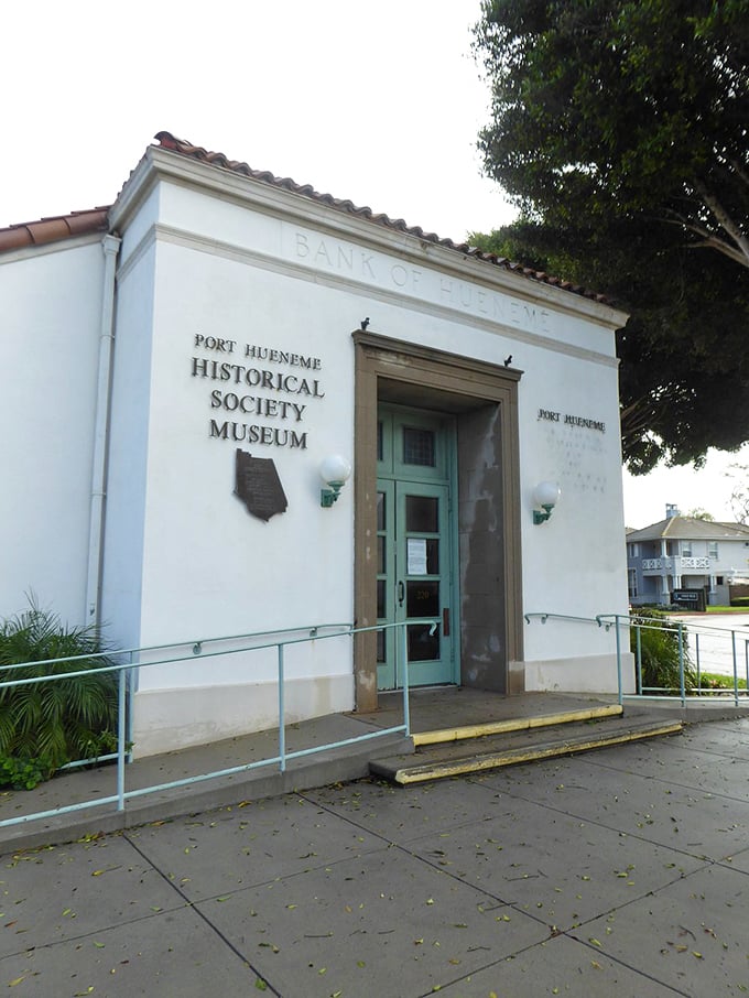 The Historical Society Museum's charming façade reveals its banking past. This architectural time capsule now safeguards stories instead of savings accounts.