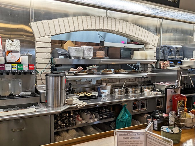 Behind the scenes magic: the kitchen where comfort food classics are crafted with care, precision, and a dash of Oregon pride.