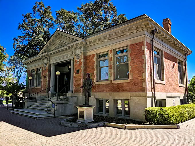The Carnegie Library stands as a testament to Paso's commitment to culture – a historic landmark where literature meets limestone.