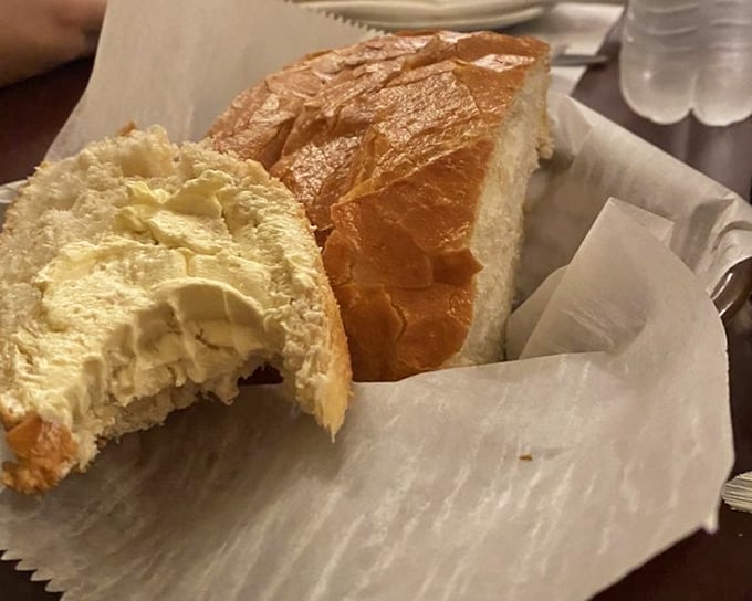 Fresh bread with a generous smear of butter—sometimes the simplest pleasures are the ones that make you close your eyes and sigh contentedly.