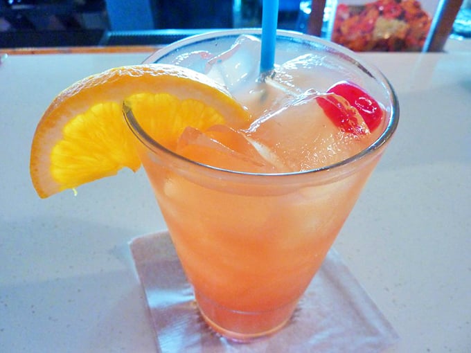 This rum runner isn't just a cocktail; it's Florida sunshine in a glass, with enough tropical spirit to make even pirates order a second round.