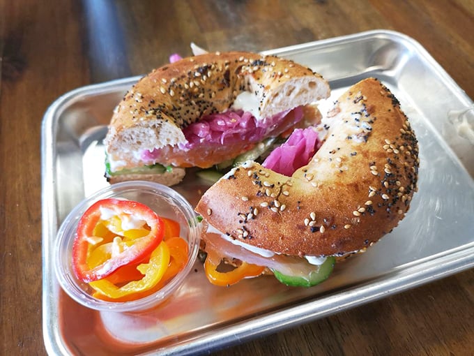 Everything bagel meets smoked salmon in a breakfast combination that makes mornings worth celebrating with gusto. 