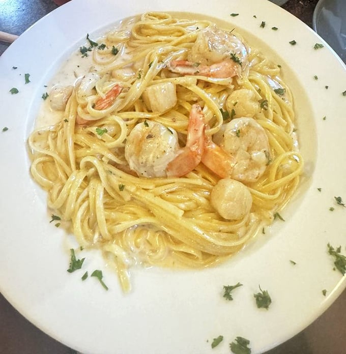 Seafood pasta so perfectly executed, you'll momentarily forget you're in Pennsylvania and not on the Amalfi Coast. 