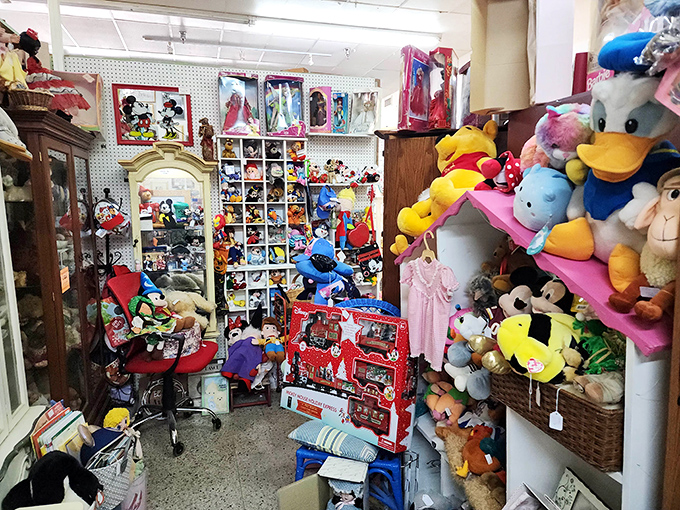 The toy section—where adults suddenly remember exactly why they cried when mom threw out their childhood collection.