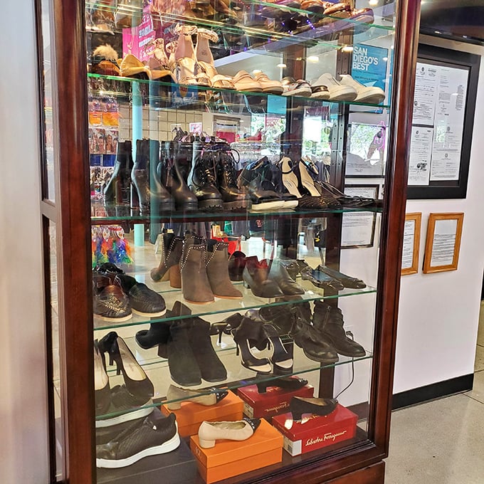 Designer footwear at thrift store prices—like finding a Michelin-starred meal at a food truck and getting change back from your twenty.