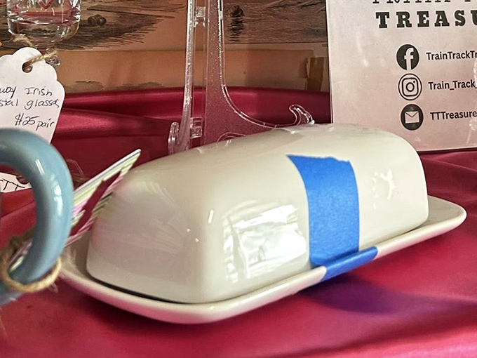 Simple elegance in ceramic—this butter dish has survived decades of breakfast tables to find its way to yours.