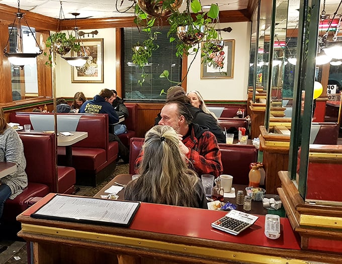 Where strangers become regulars and regulars become family – the true magic of diners happens in these burgundy booths.
