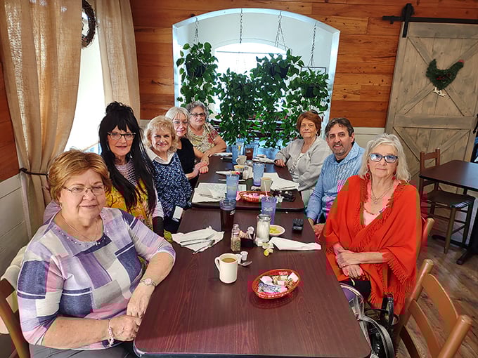 A gathering of friends around the table – the true magic of The Family Barn isn't just the food, but the connections made over it.