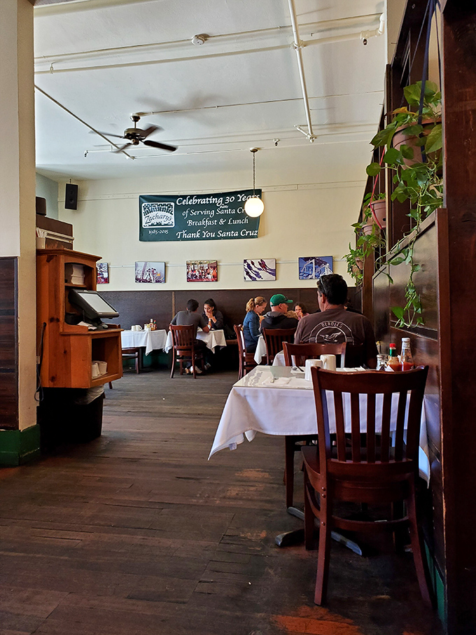 A banner celebrating 30 years tells you everything—this isn't just a restaurant, it's a community institution where breakfast traditions have been perfected over decades. 