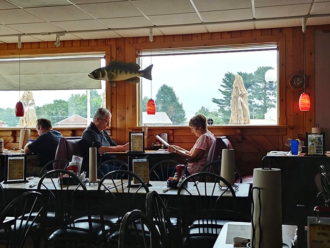 Locals know the best tables are by the windows, where the natural light perfectly illuminates both your meal and your dining companion's seafood envy.