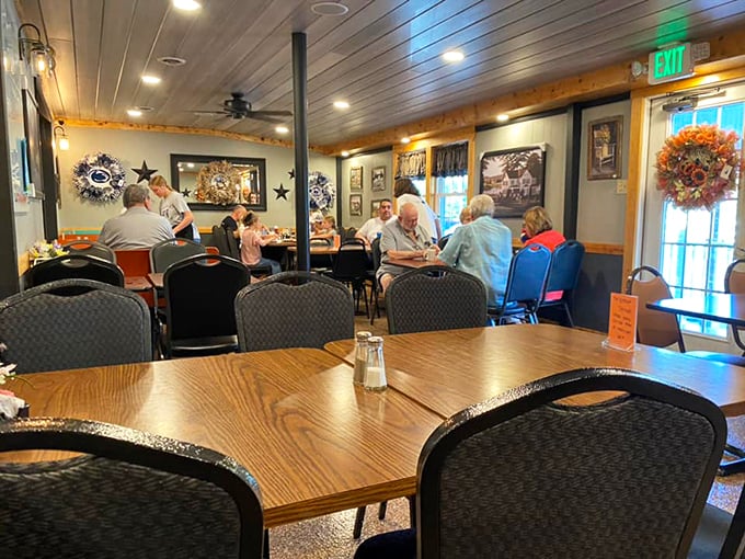 Where locals gather to solve the world's problems over breakfast—the true measure of any great American diner.