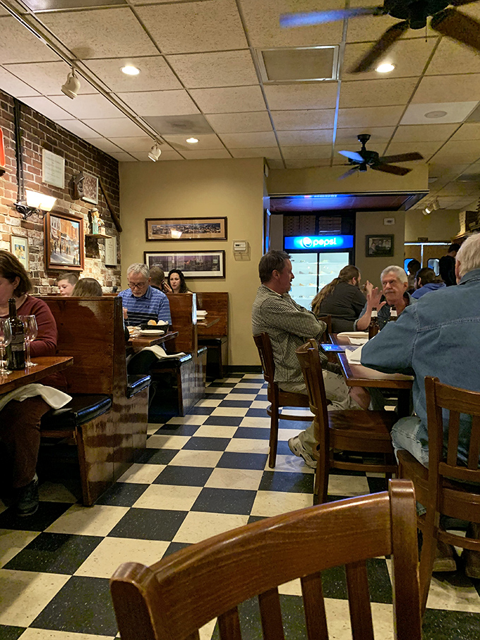 Conversations flow as freely as the wine in a dining room where strangers often become friends over shared appreciation of good food.