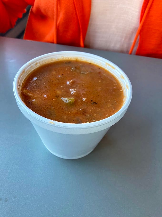 Fish chowder that looks like a warm hug feels – creamy, comforting, and worth the drive from anywhere.