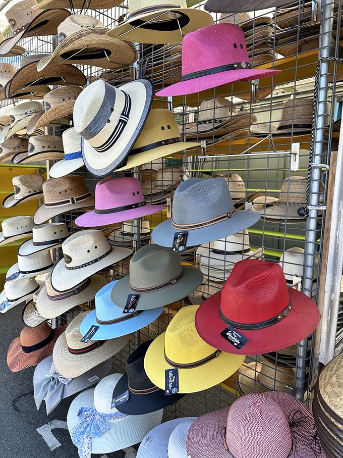 Hat heaven where you can crown yourself with everything from cowboy cool to Sunday best.